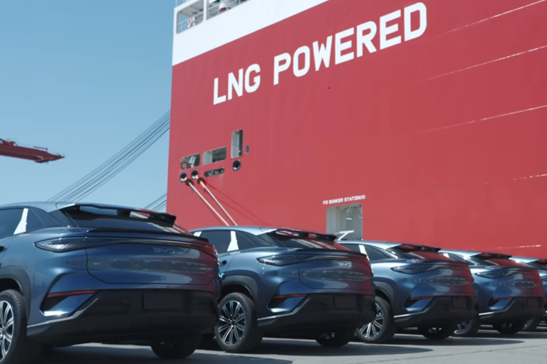 Almost 5000 new BYDs and Denzas set sail to Australia to meet demand