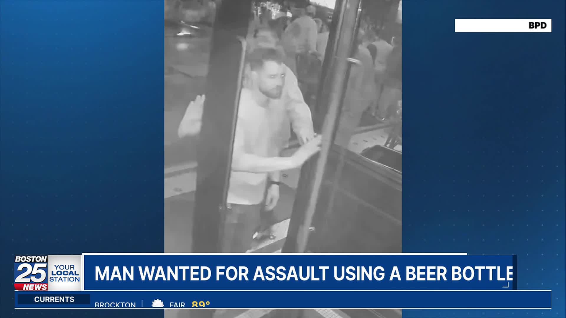 Man wanted for assault using a beer bottle in South Boston, police say