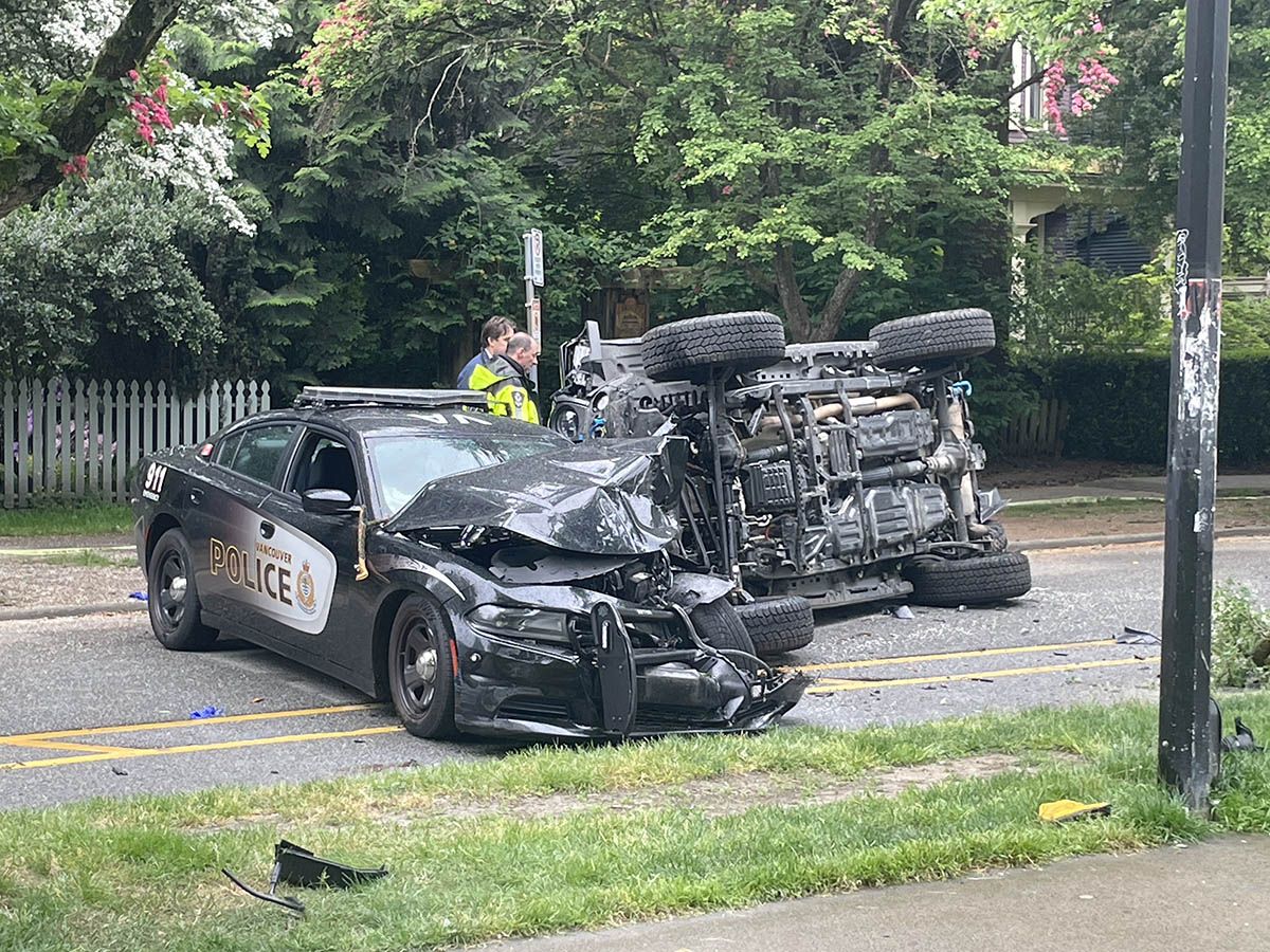 Suspect faces four charges in Vancouver West End vehicle rampage