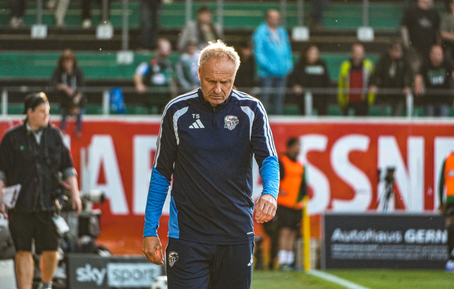 WAC-Coach Thomas Silberberger: „Wir haben sie ausgequetscht wie eine ...