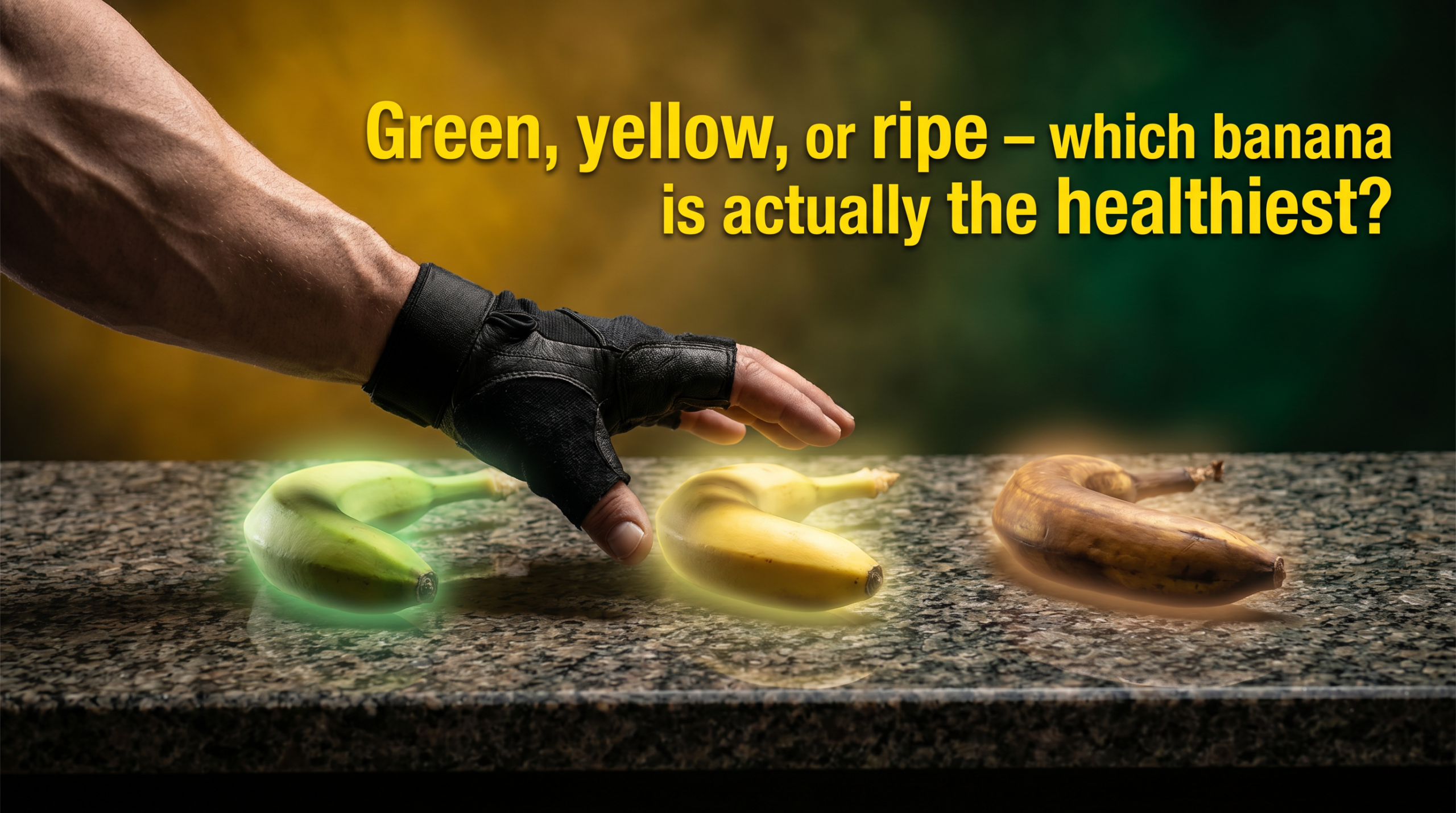 Green, yellow, or ripe – which banana is actually the healthiest?