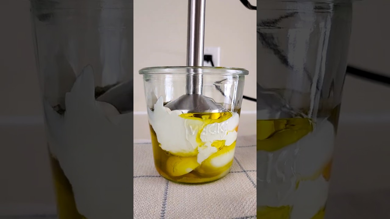 Homemade ranch with boiled eggs