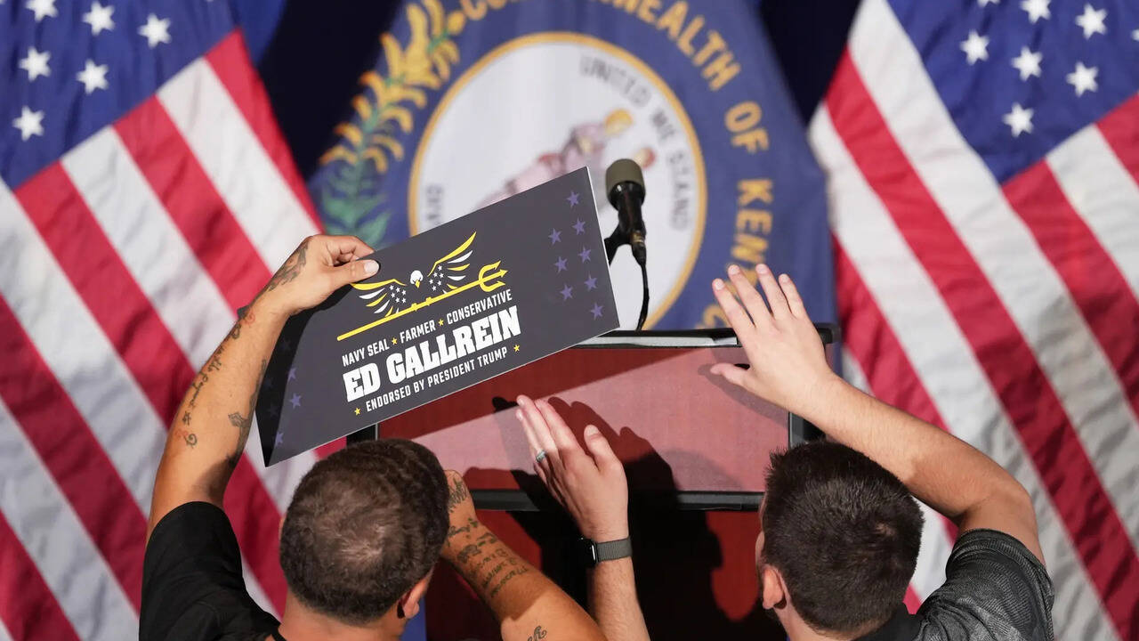 Kentucky GOP primary tests Trump's influence as Massie faces Gallrein ...