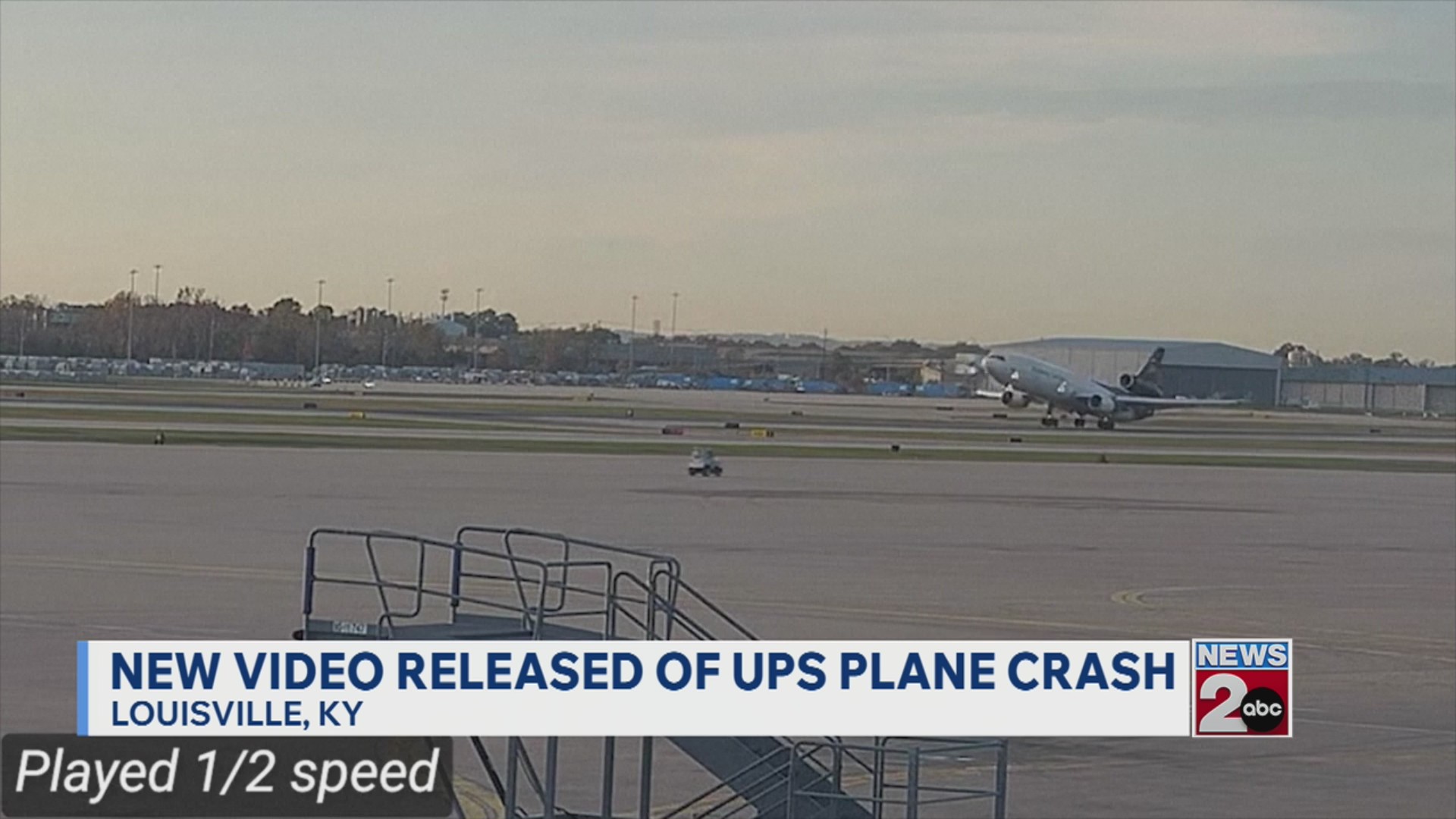 New video released of UPS plane crash in Kentucky