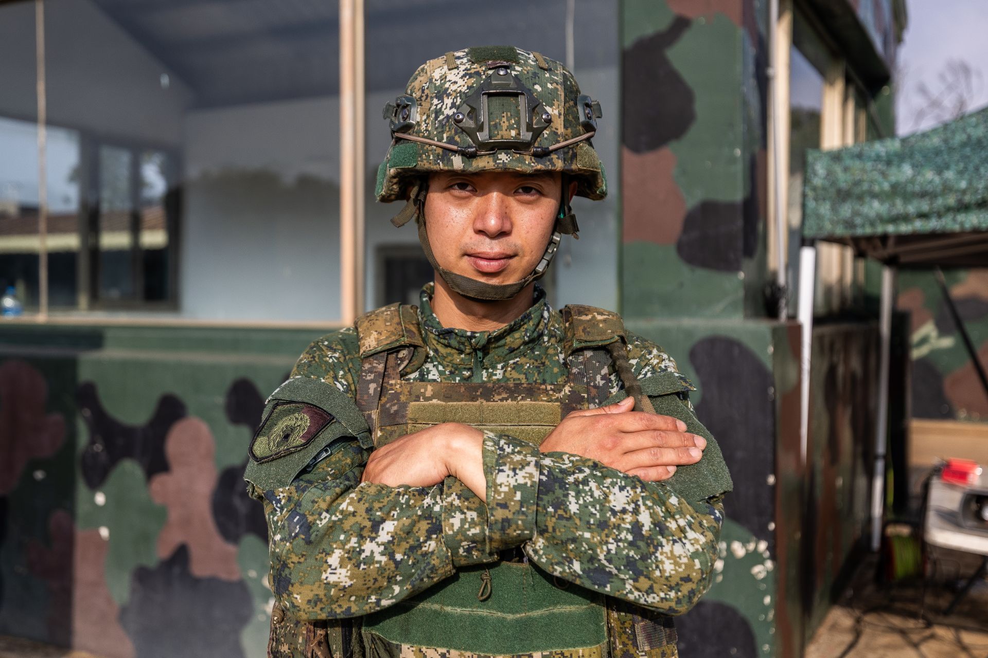 【269旅聯兵1營基地鑑測】磨練精準射擊 熟稔操作發揚戰力