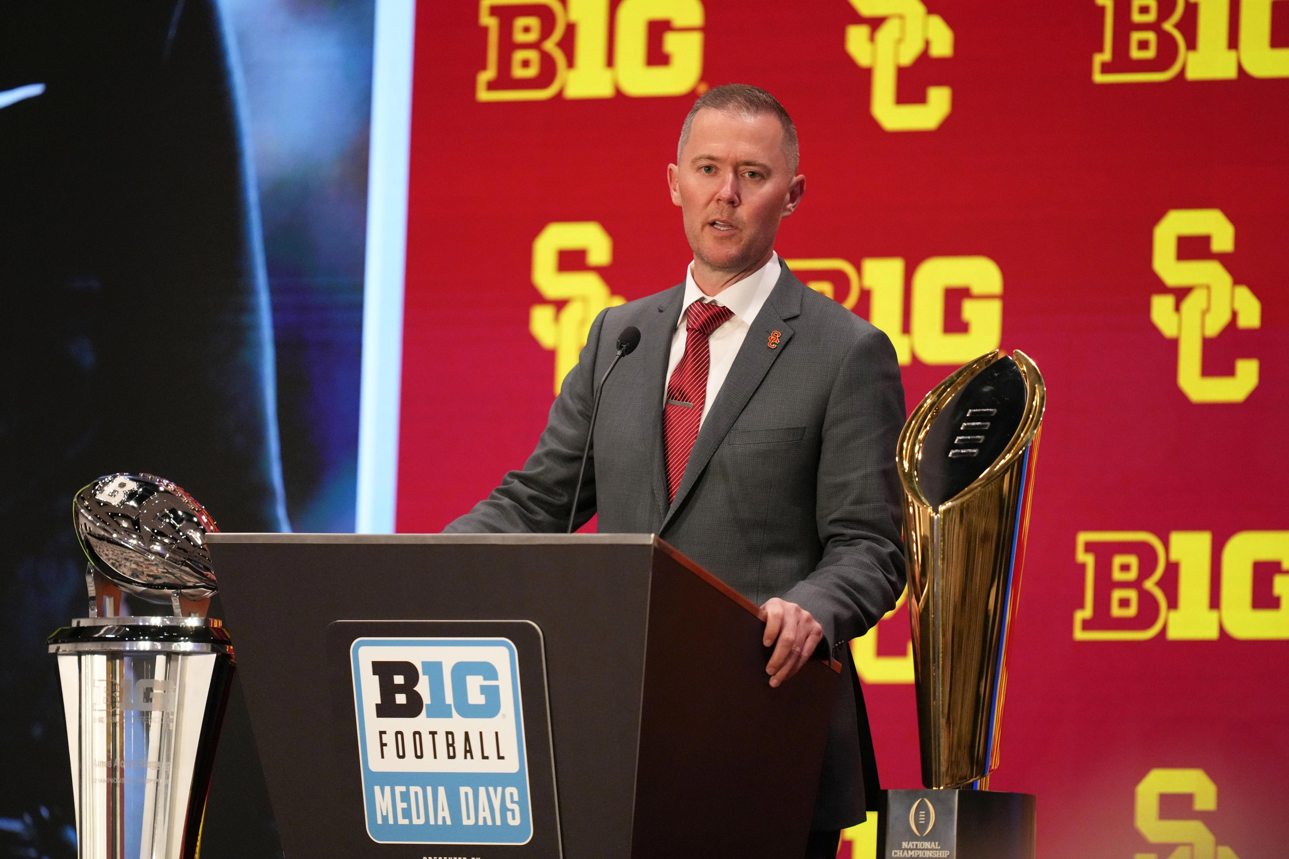 Lincoln Riley talks state of USC program at Big Ten spring meetings