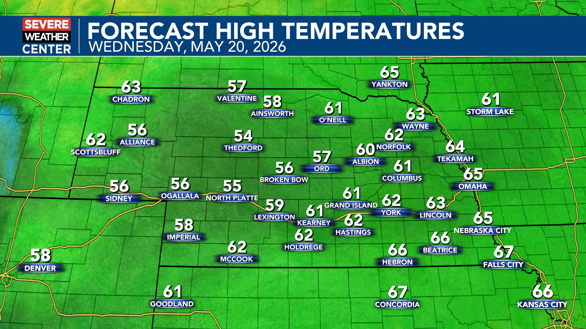 Cool weather continues through week, warmup returns for holiday weekend