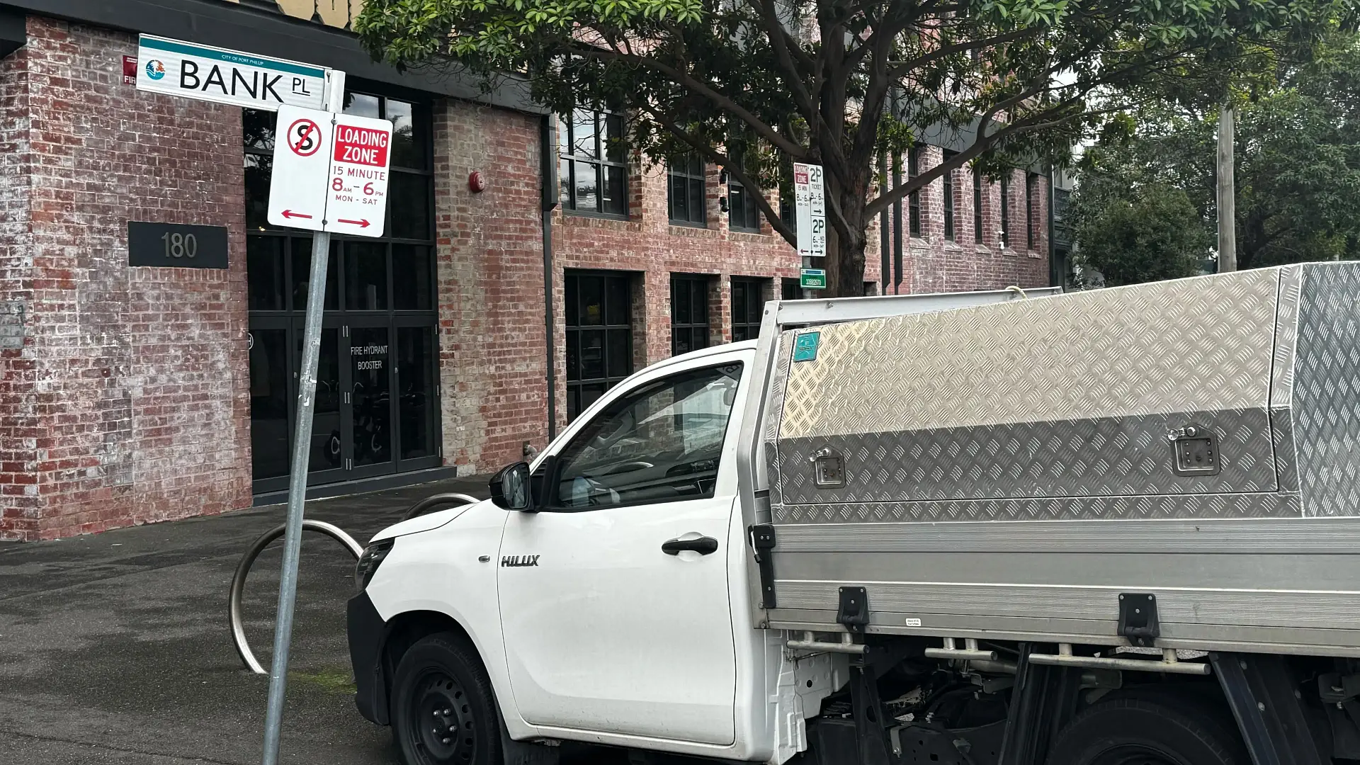 Are regular drivers allowed to park in a loading zone?