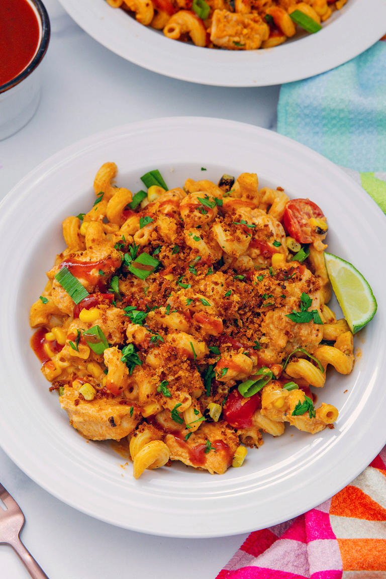 BBQ chicken pasta