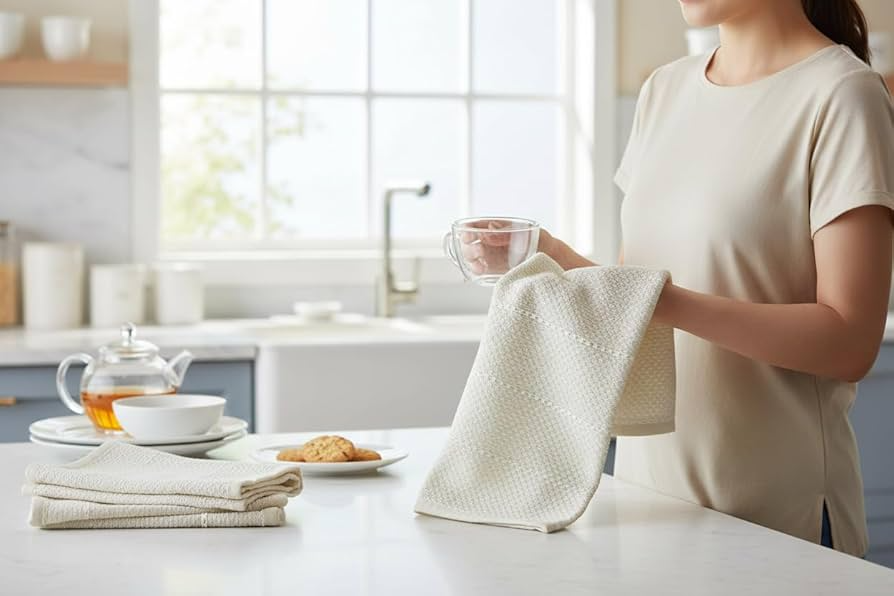 Keep kitchen towels off countertops with this genius Dollar Tree DIY