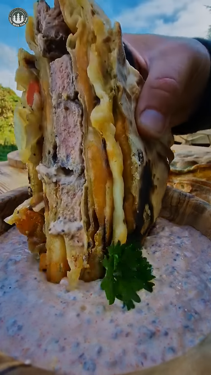 Watch what happened when this tortilla kept getting bigger