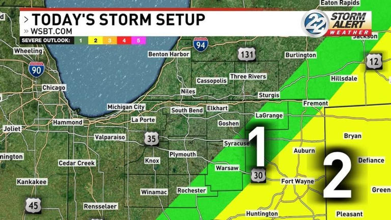 Cold front brings possible strong storms Tuesday ahead of mid-week cooldown