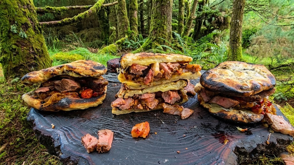 Watch how this tomahawk steak is cooked the most primal way