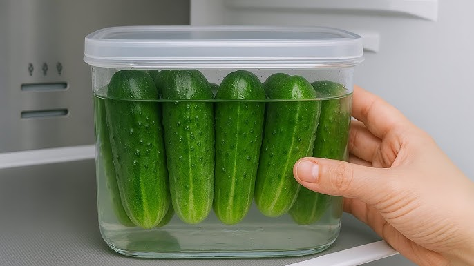The secret to crisper cucumbers: Discover how to keep them fresh for weeks