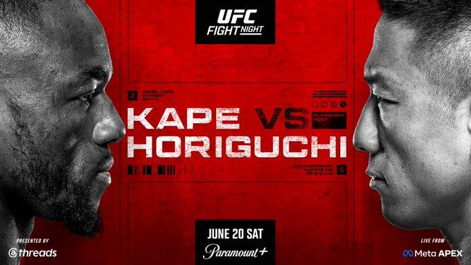 UFC Vegas 119 poster for 'Kape vs. Horiguchi 2'