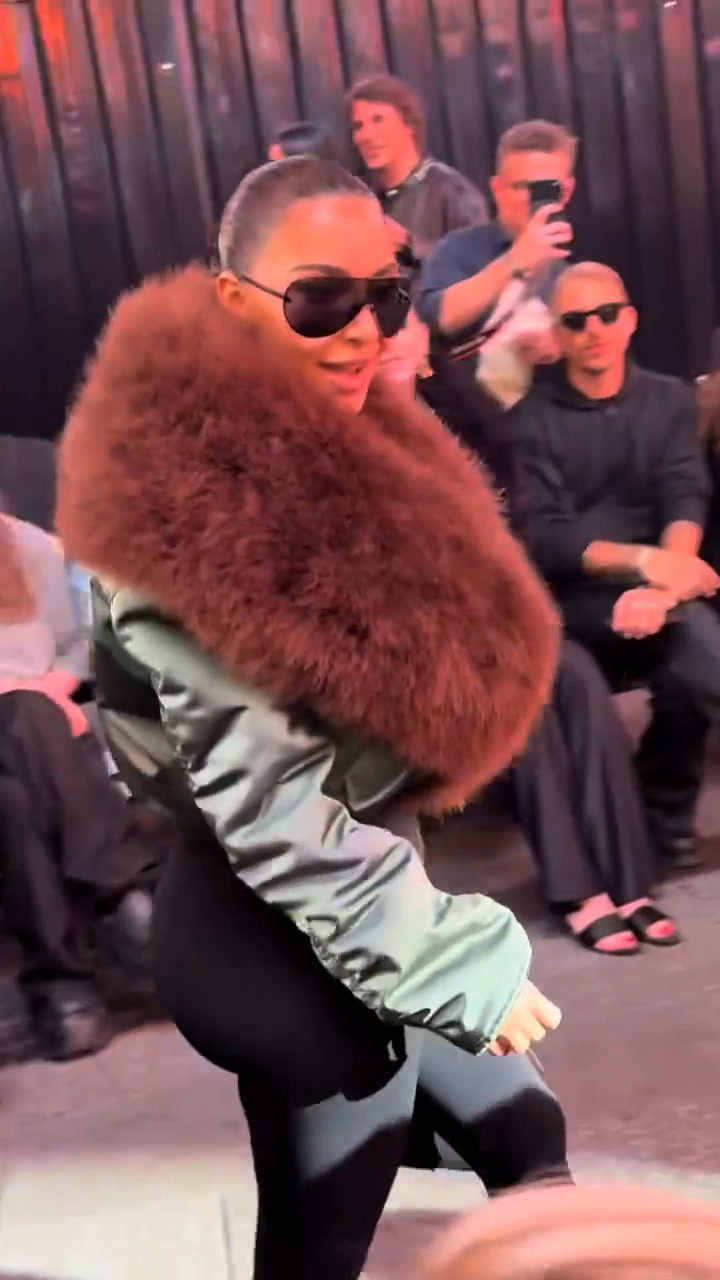 Kim Kardashian makes a grand entrance at Gucci show in NYC