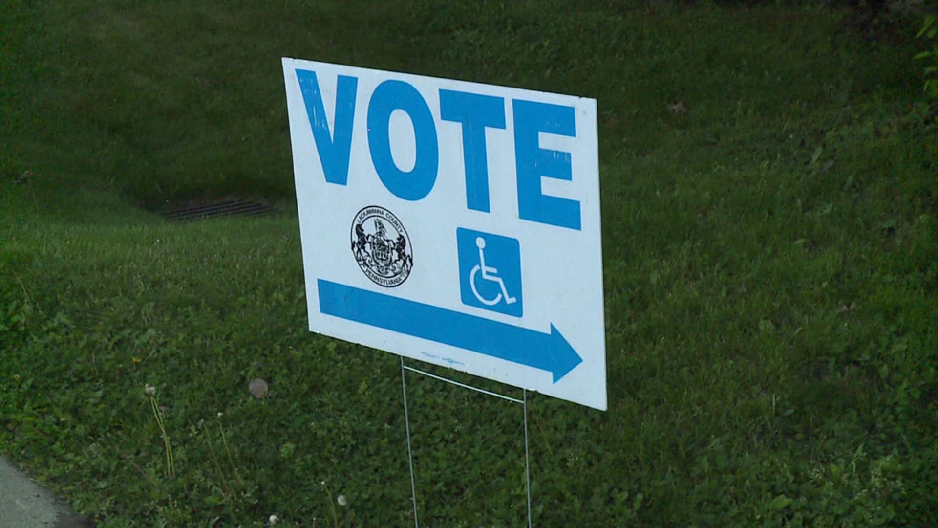 Voters cast their ballots in Luzerne County