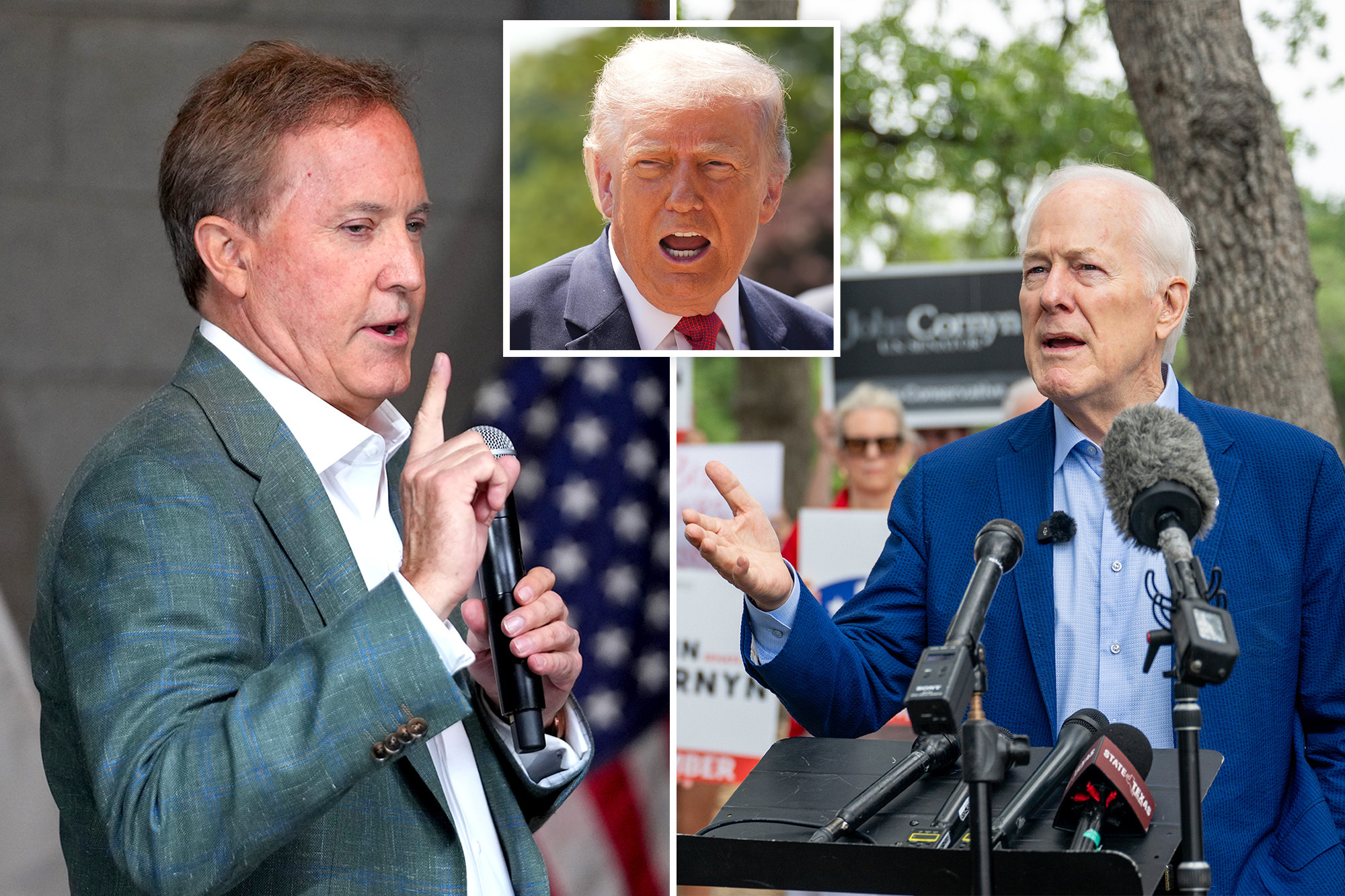 Trump makes long-awaited endorsement in Texas Senate battle between ...