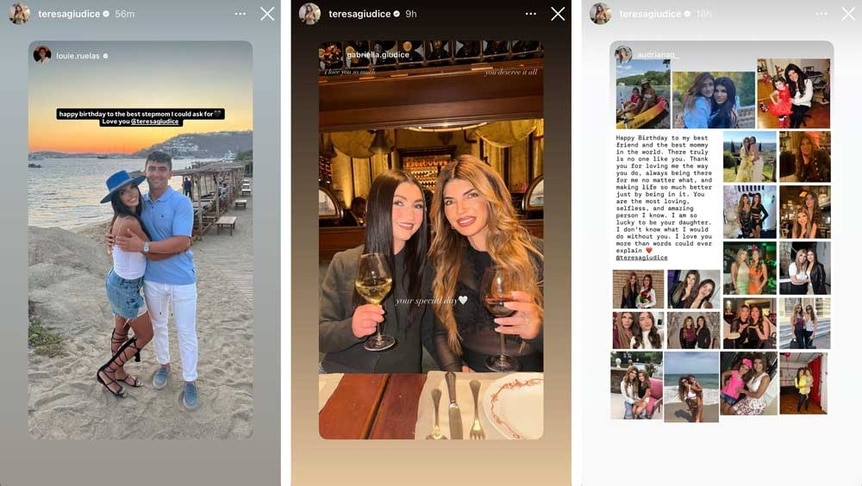 Teresa Giudice gets emotional birthday tributes from Louie Ruelas ...