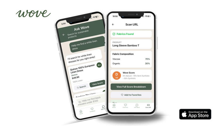Wove app helps shoppers check clothes for synthetic fabrics and PFAS ...