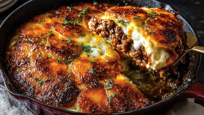 Do you have potatoes and ground meat? My village grandmother taught me ...