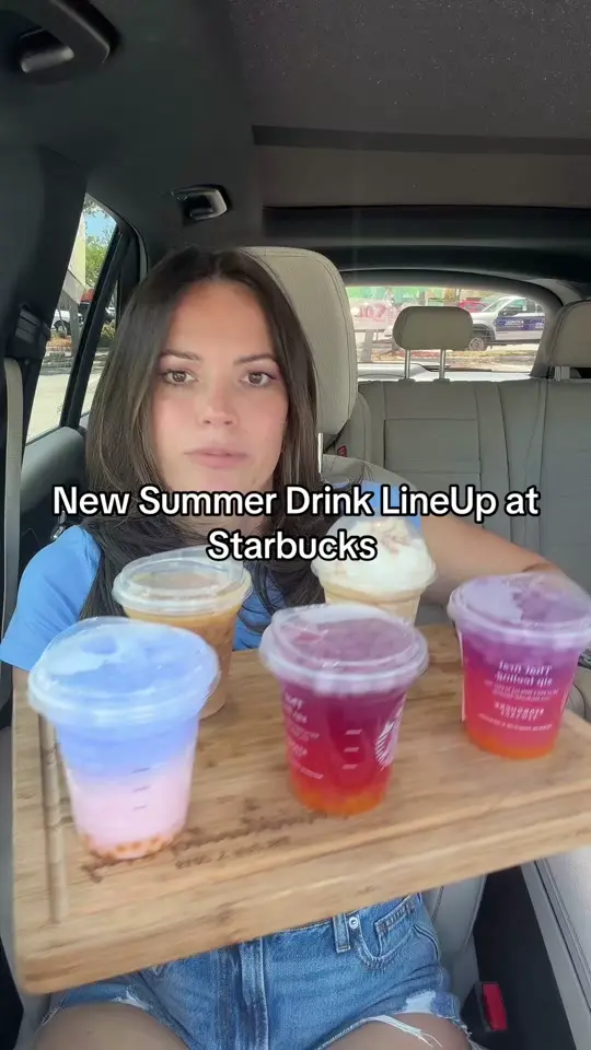 They always kill it with the summer drinks #starbucks #mukbang #summer ...