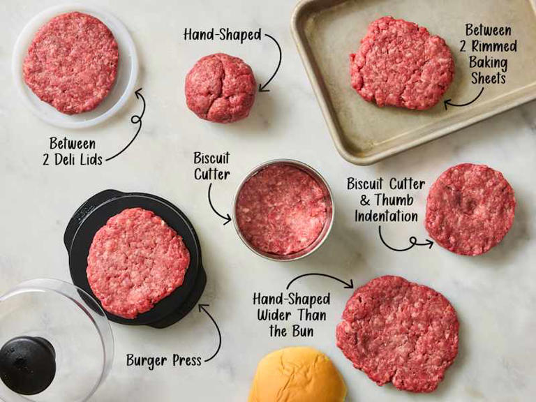 I stopped shaping burger patties with my hands - this easy trick keeps ...