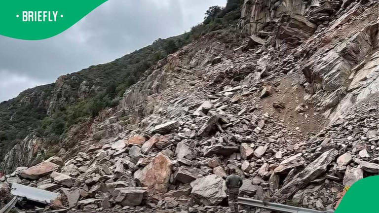 Rockfall near Oudtshoorn causes serious damage on road toward Cango Caves