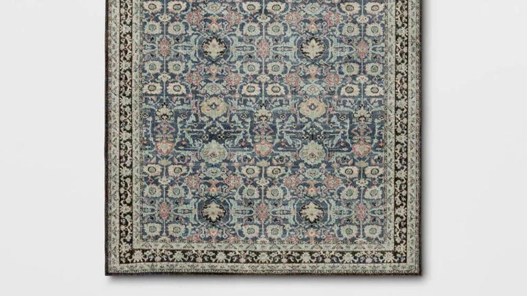 Target's elegant floral Persian area rug blends modern and traditional ...