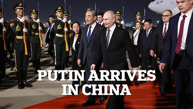 Putin arrives in China for talks with 'friend' President Xi