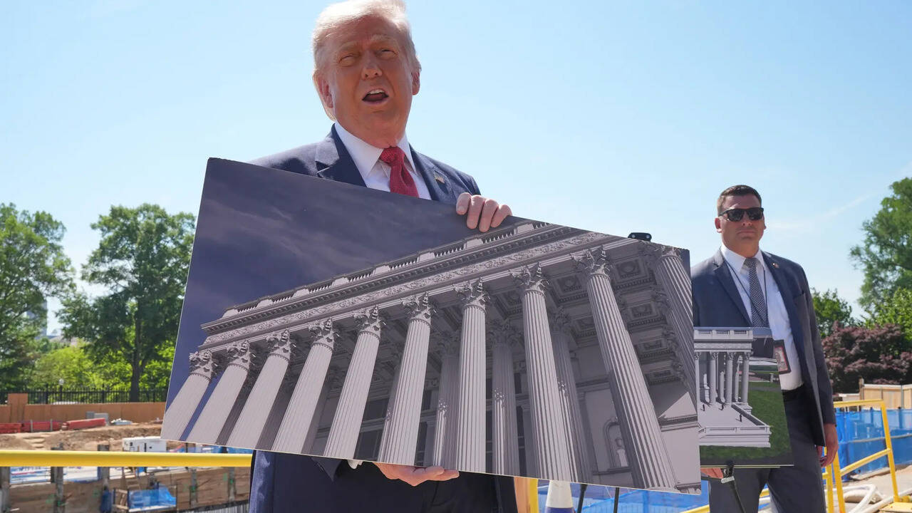 Trump showcases White House ballroom construction amid congressional ...