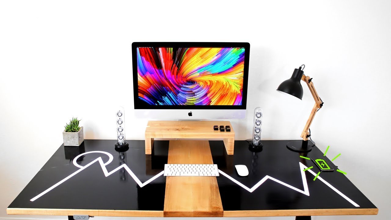 I built my ultimate dream desk with LEDs