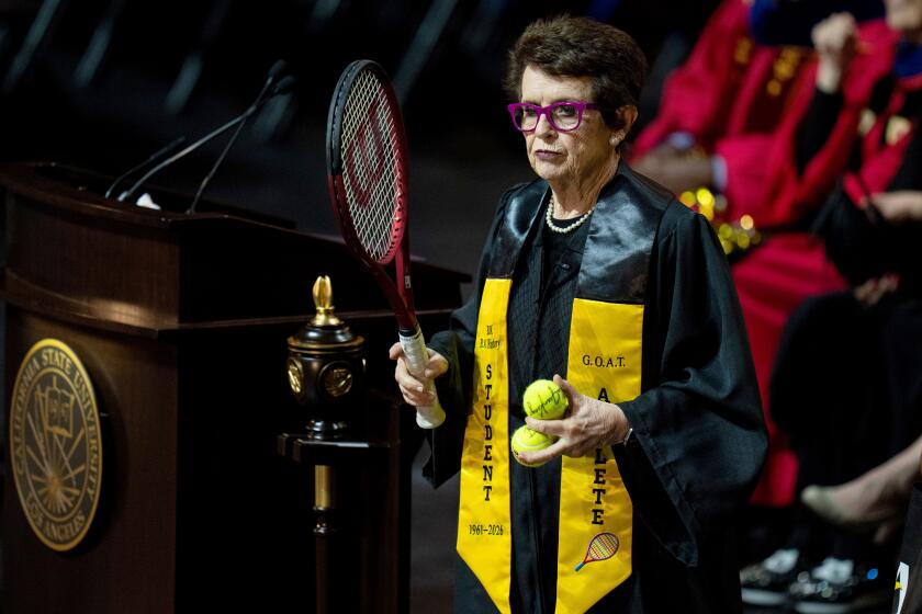 Tennis great Billie Jean King graduates from Cal State LA 65 years ...