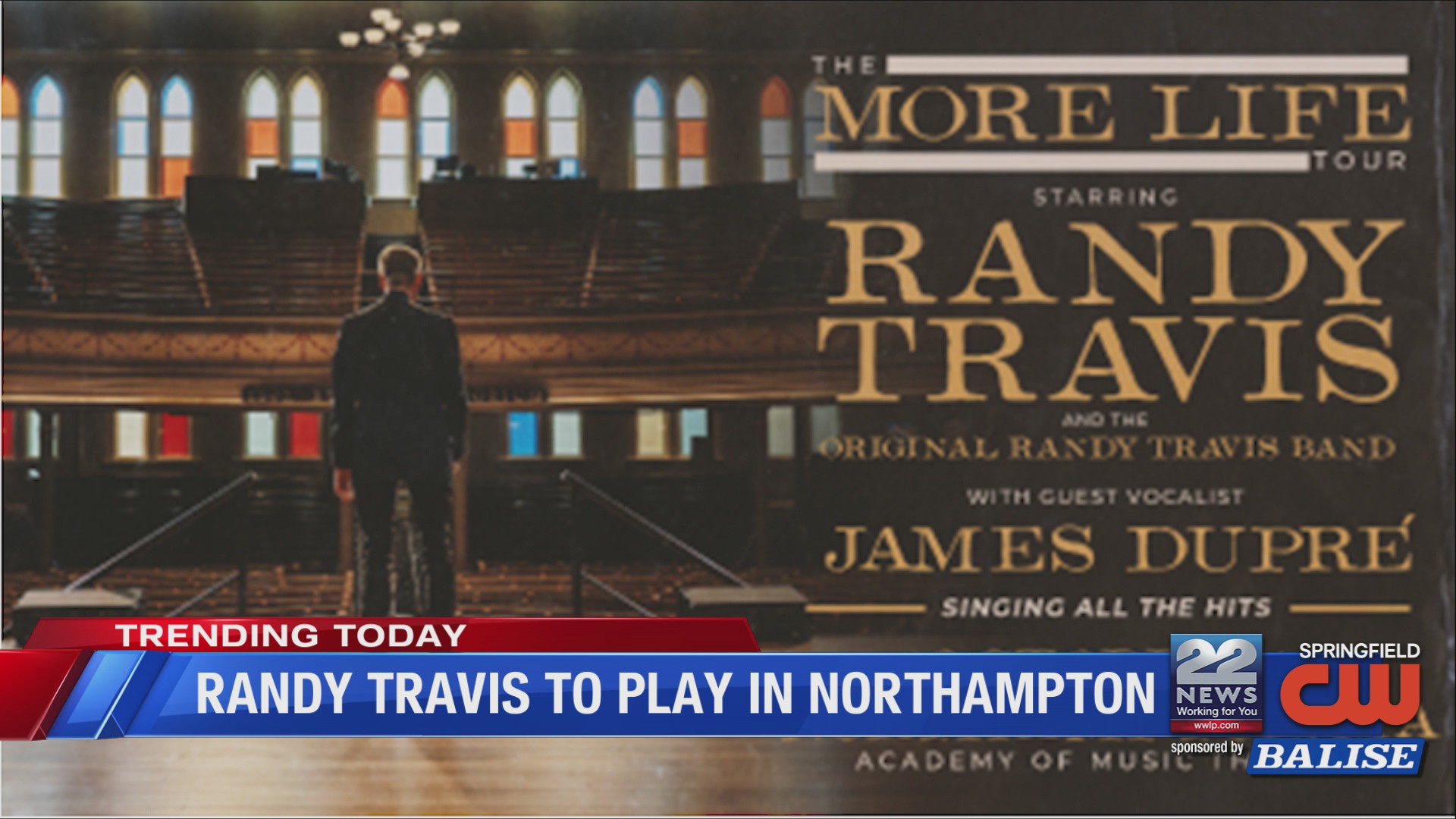 Country music icon Randy Travis extends tour to Northampton