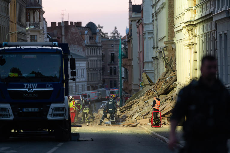 Rescuers race to find 3 missing after building collapse in Germany