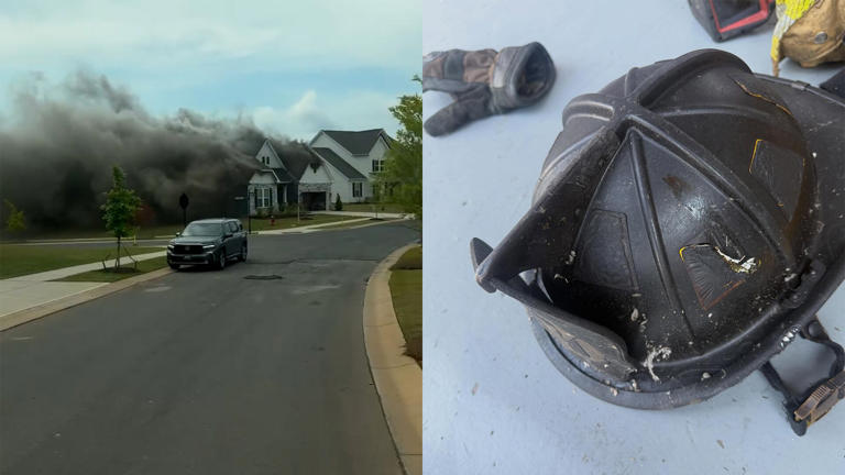 Firefighter recalls heart-stopping rescue inside Indian Trail home