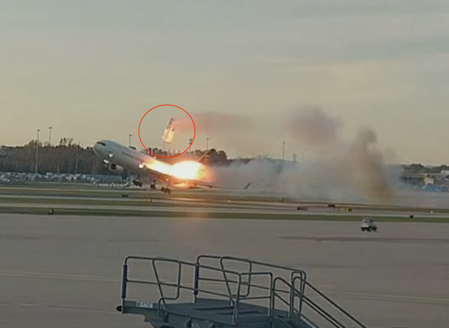 Horrifying new video shows UPS plane’s engine ripping off, spinning ...