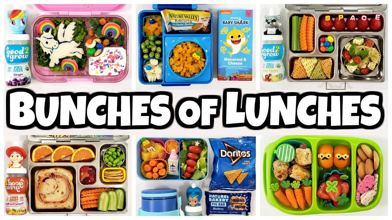 YouTube family The Crazy Middles choose our lunches 😱 School lunch ...