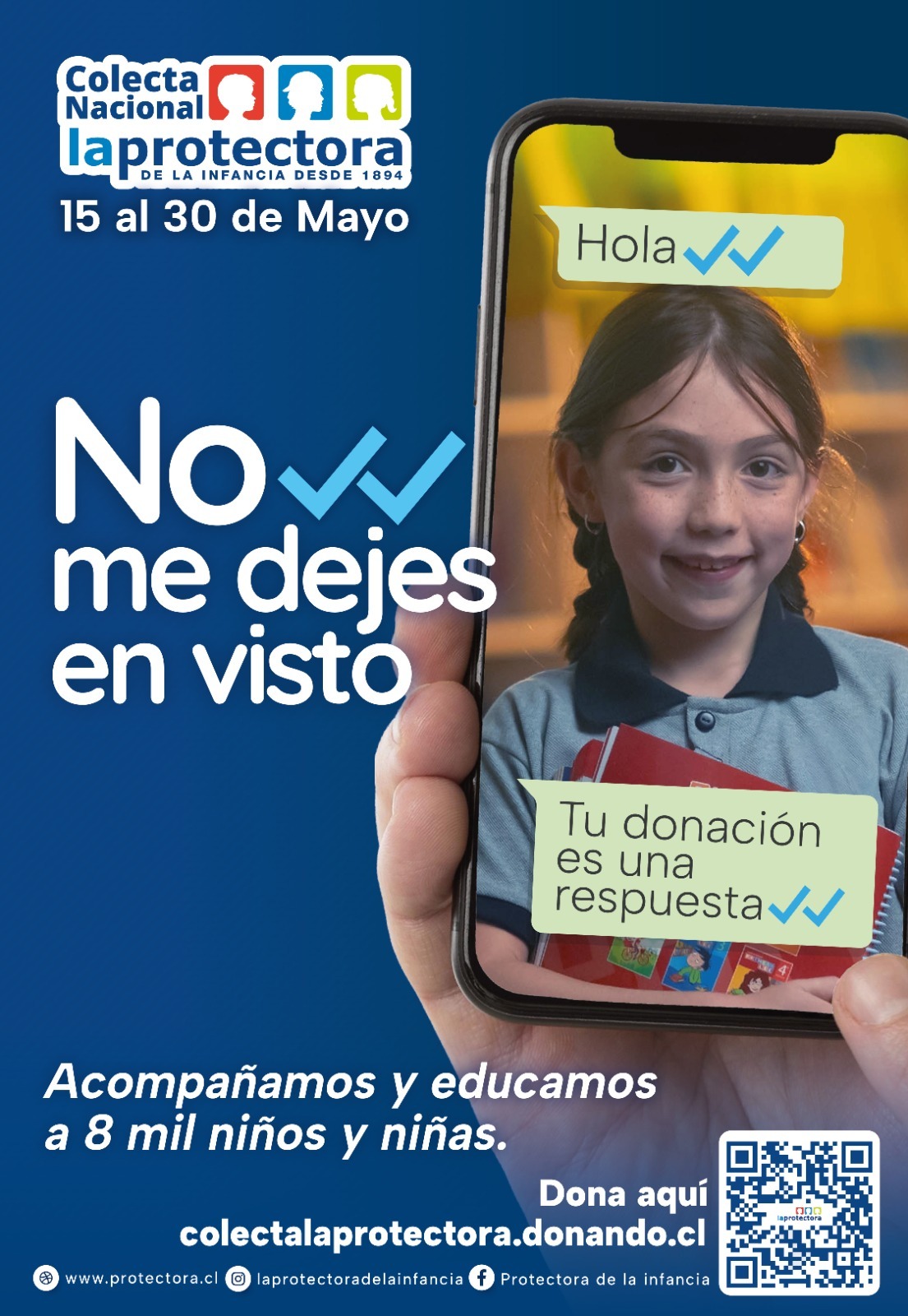 “No me dejes en visto”: La Protectora de la Infancia lanza su Colecta ...