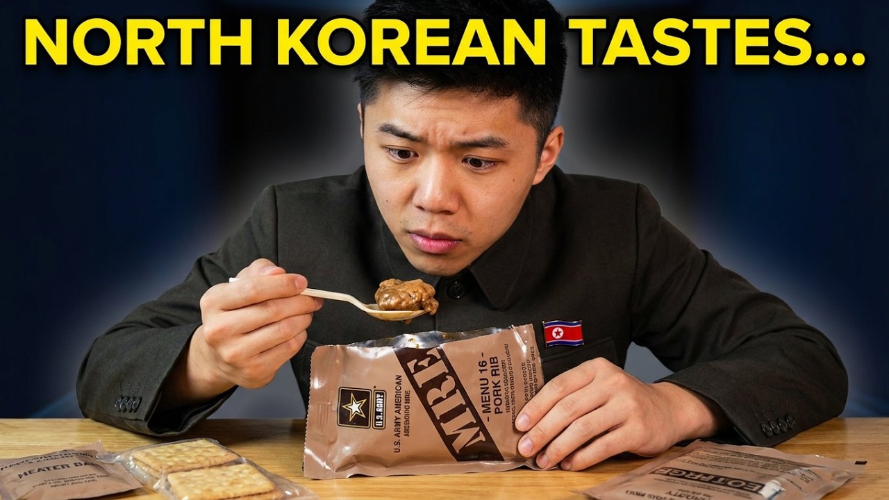 North Korean soldier’s first taste of MREs