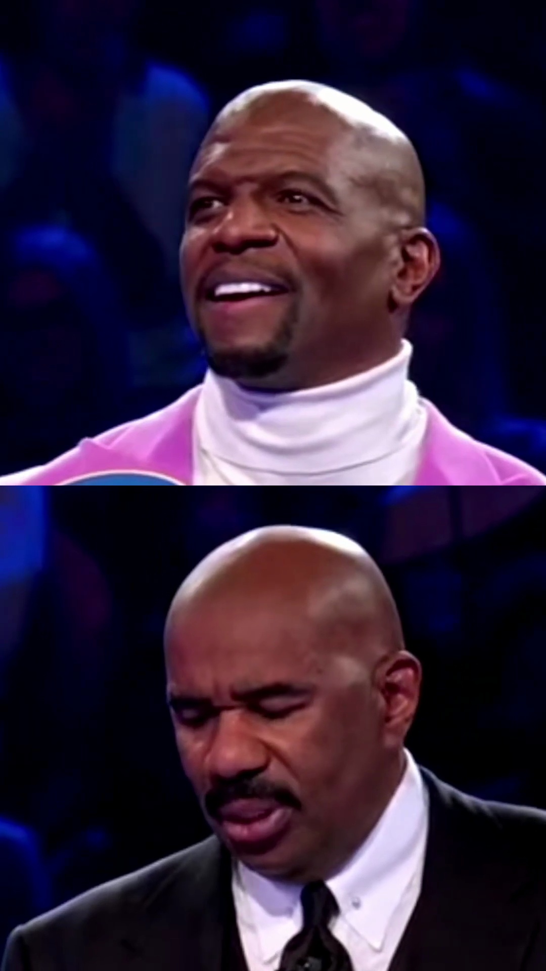 Terry Crews flexes in Fast Money on Celebrity Family Feud