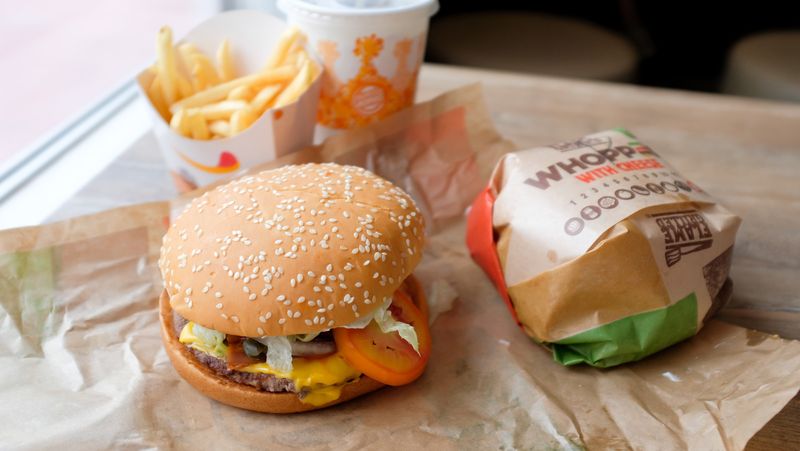 Burger King items that rank among the better lighter choices