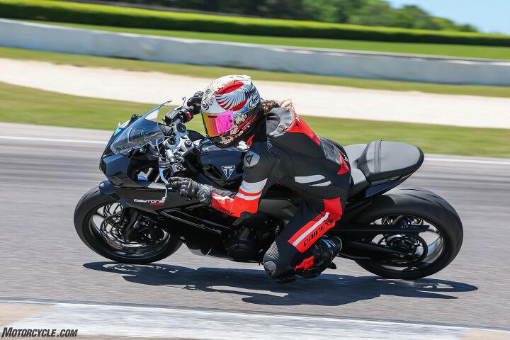 2026 Triumph Street Triple 765 RX review at Barber