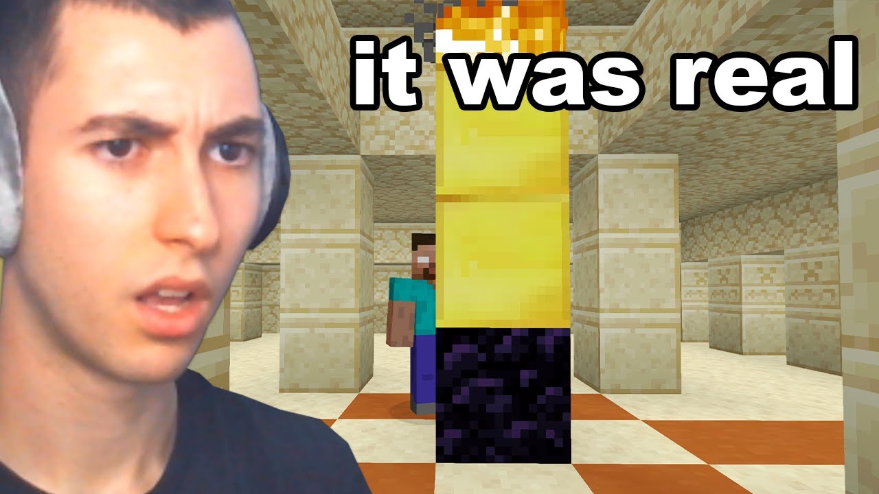 Reacting to Minecraft's history of Easter eggs
