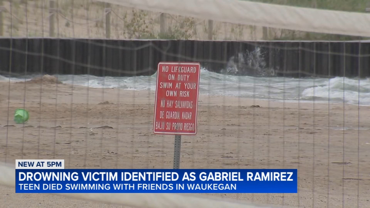 17-year-old boy ID'd after drowning in Lake Michigan in Waukegan; group ...