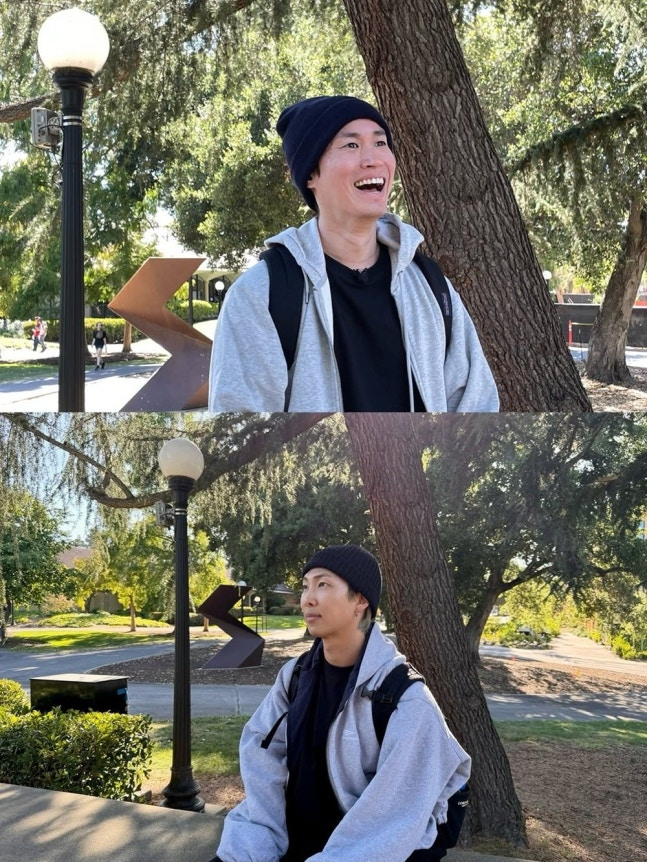 RM really went. Even matched the outfit... What is the 'Crying Tree ...