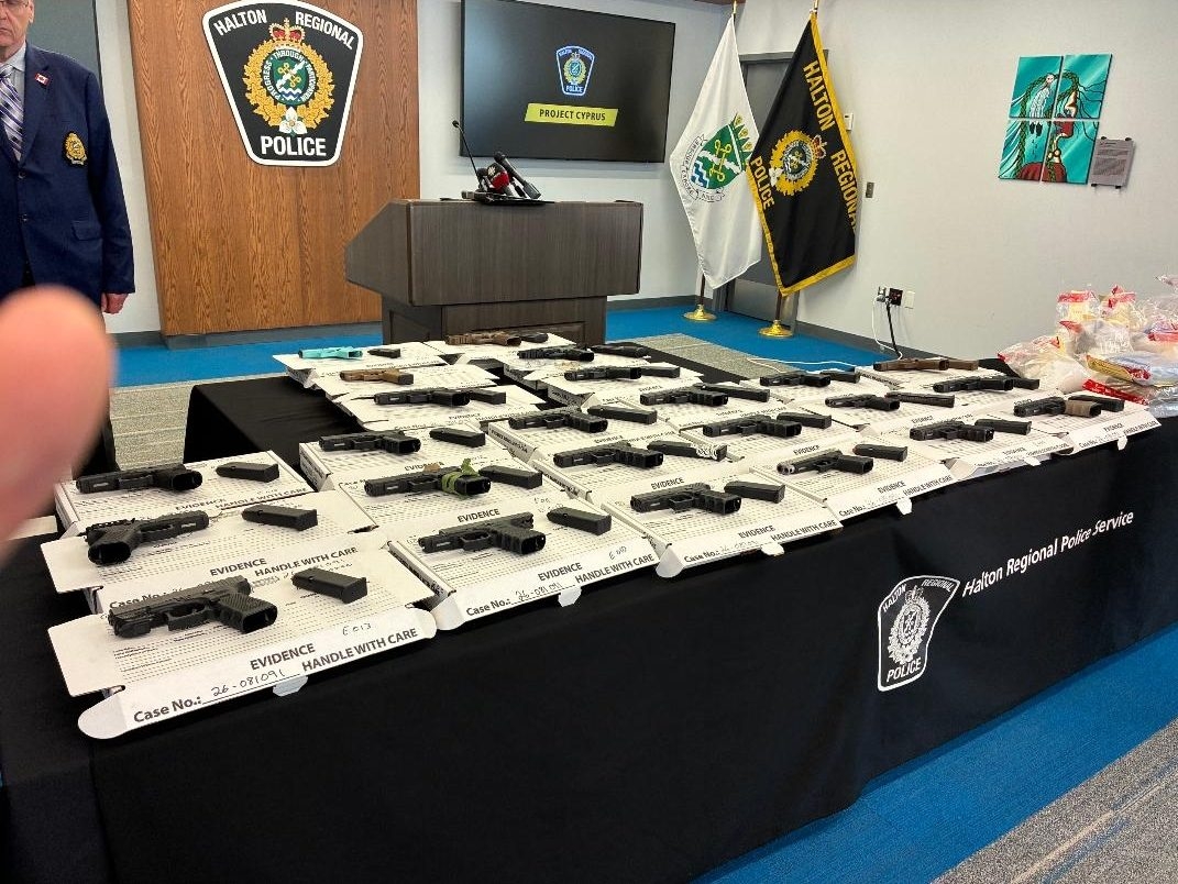 Halton police chief warns record handgun seizure just a 'drop in the ...