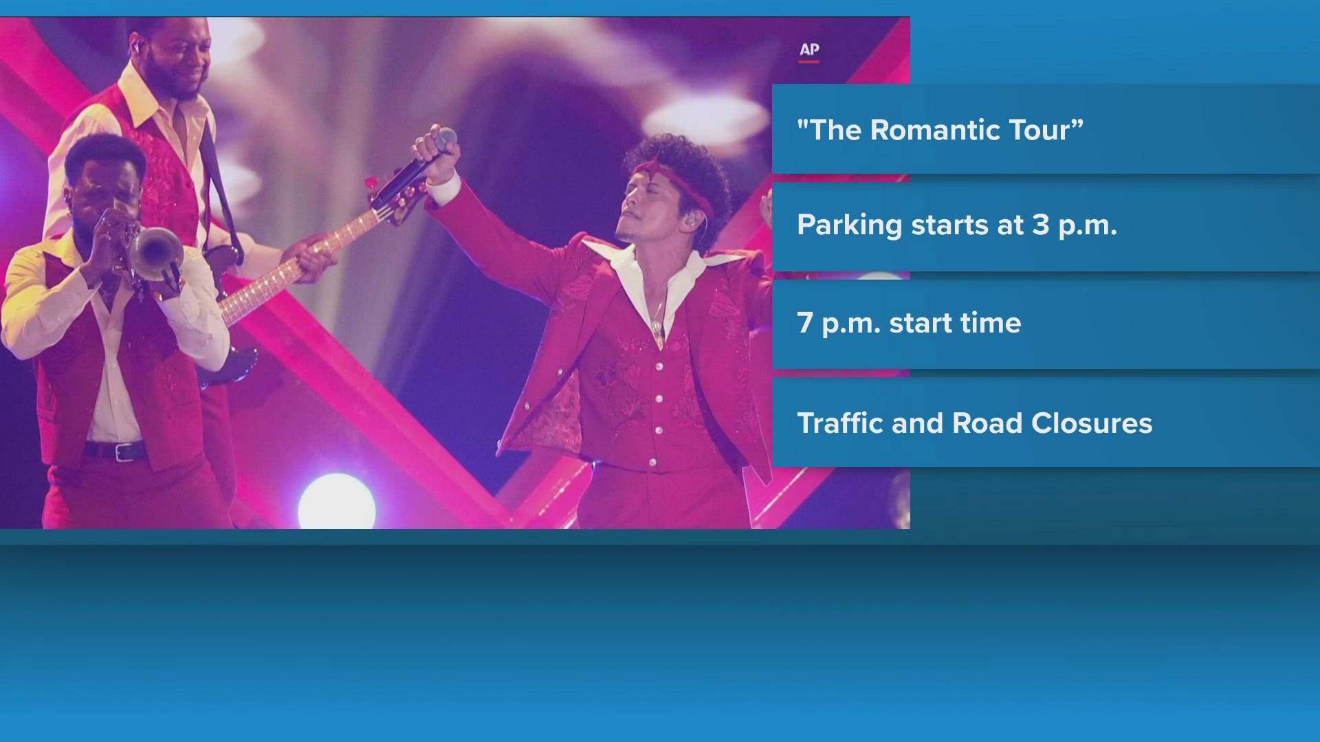 Bruno Mars set to perform at Ohio Stadium, traffic impacts expected