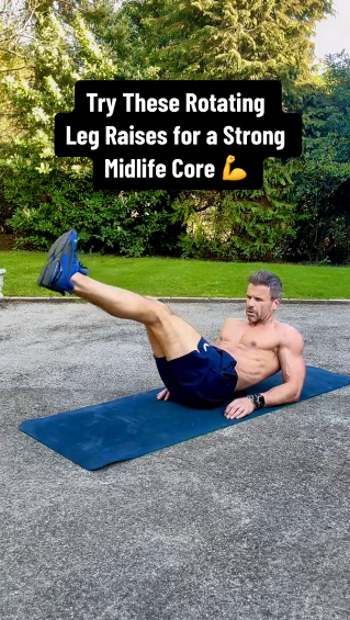 How rolling exercises help strengthen the core after 40