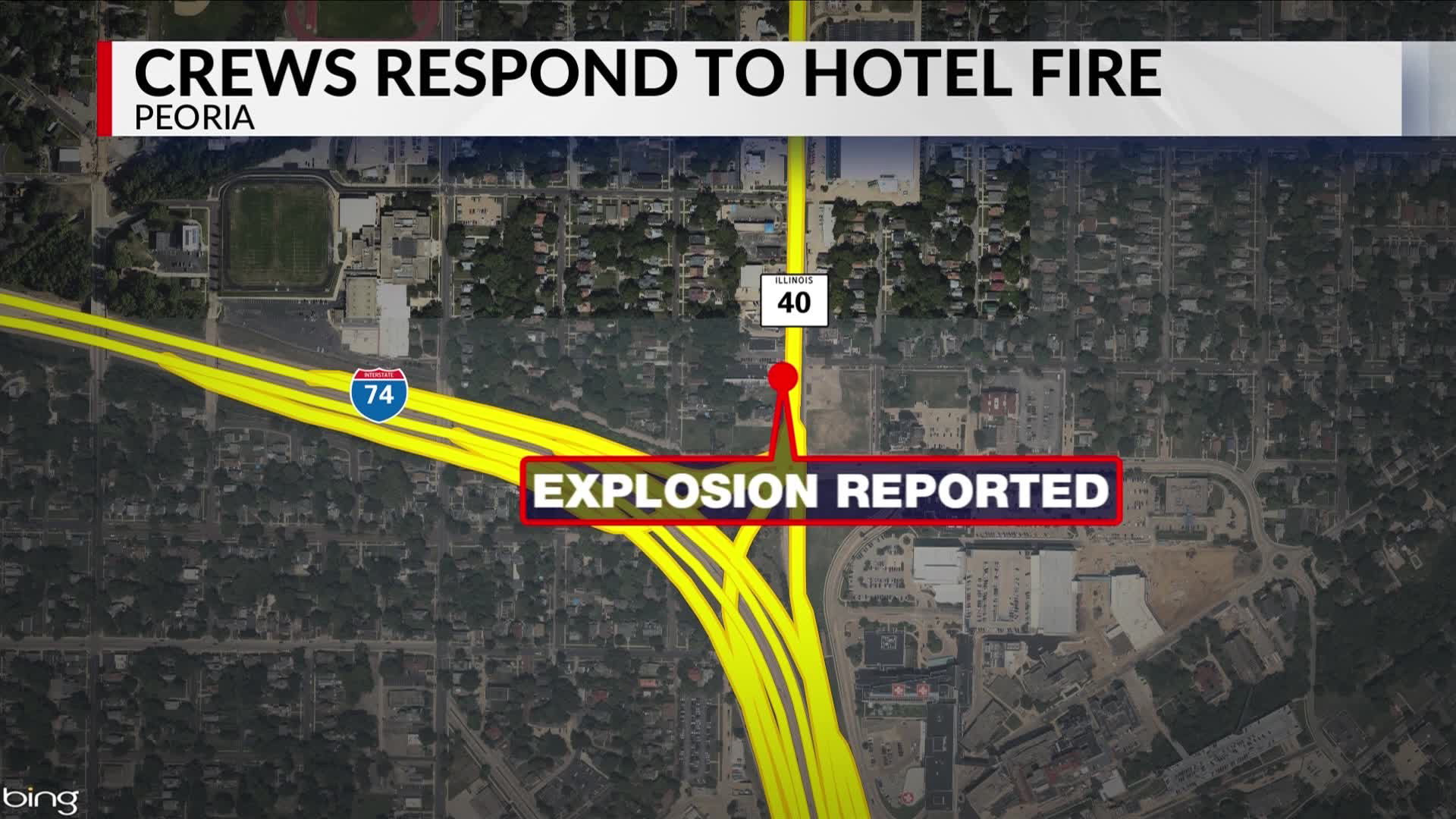 Lithium-ion battery fire displaces five at Central Peoria motel